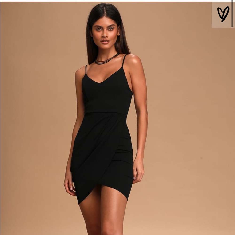 Little Black Bodycon Dress - Gem